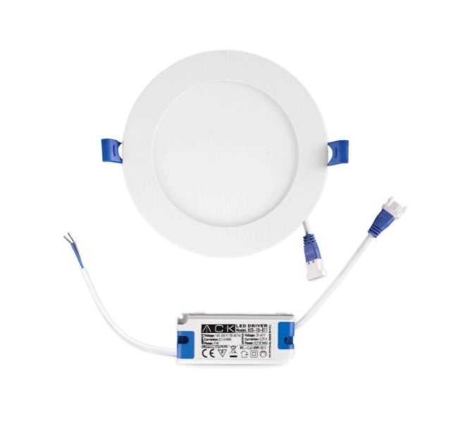 ACK 9W Beyaz 4000K Sıva Altı Yuvarlak Led Panel AP01-00910
